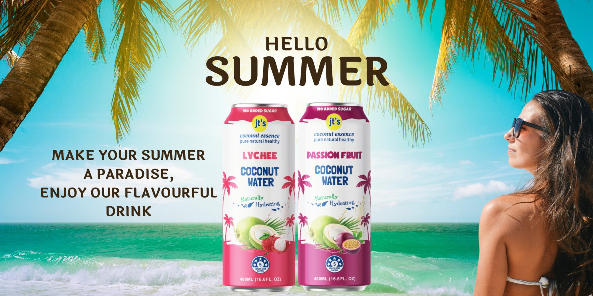 Taste the Real Coconut water | Sourced from the Green Young coconuts ...